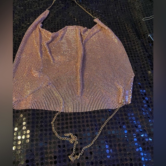 Tops | Chain Mesh Top | Poshmark